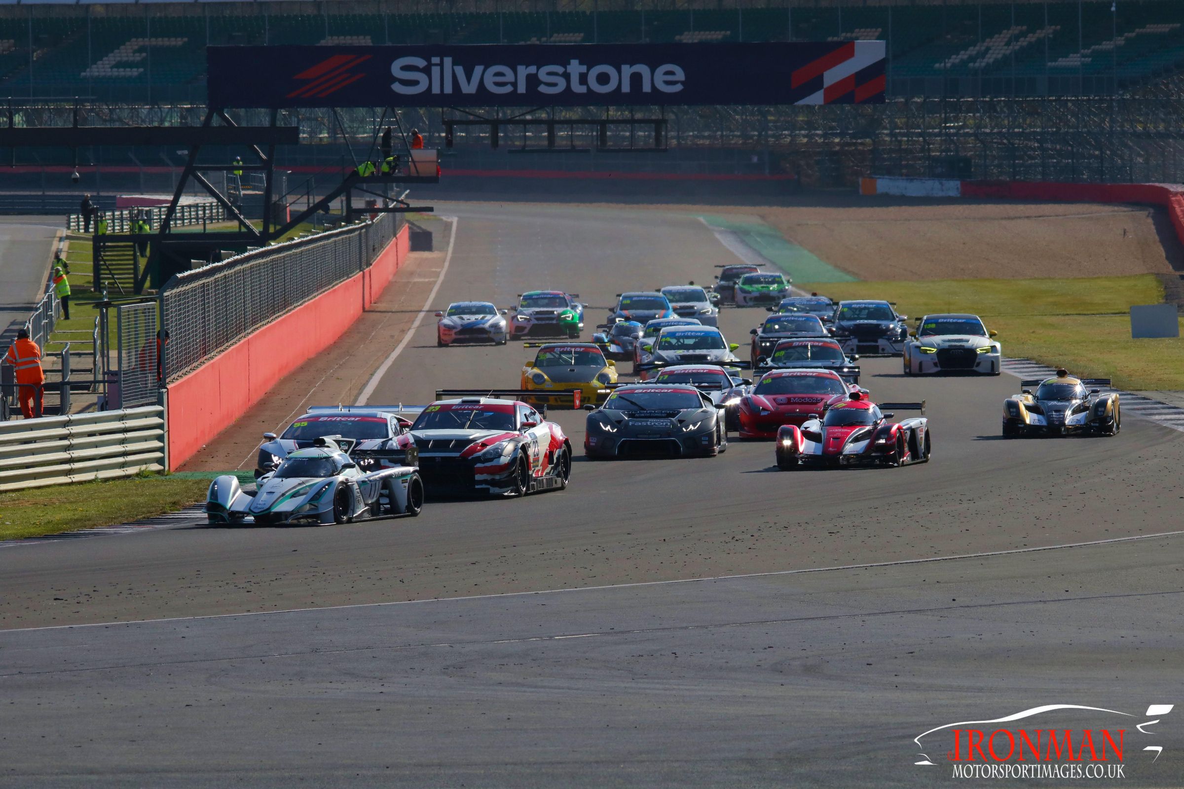 John Seale and Jamie Stanley take race one honours for JMH Automotive.